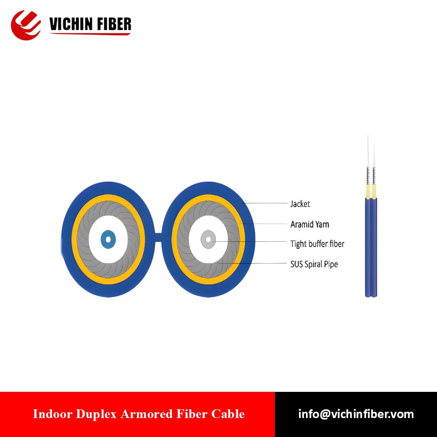 Wholesale Indoor Duplex Armored Fiber Cable Manufacturer & Supplier ...